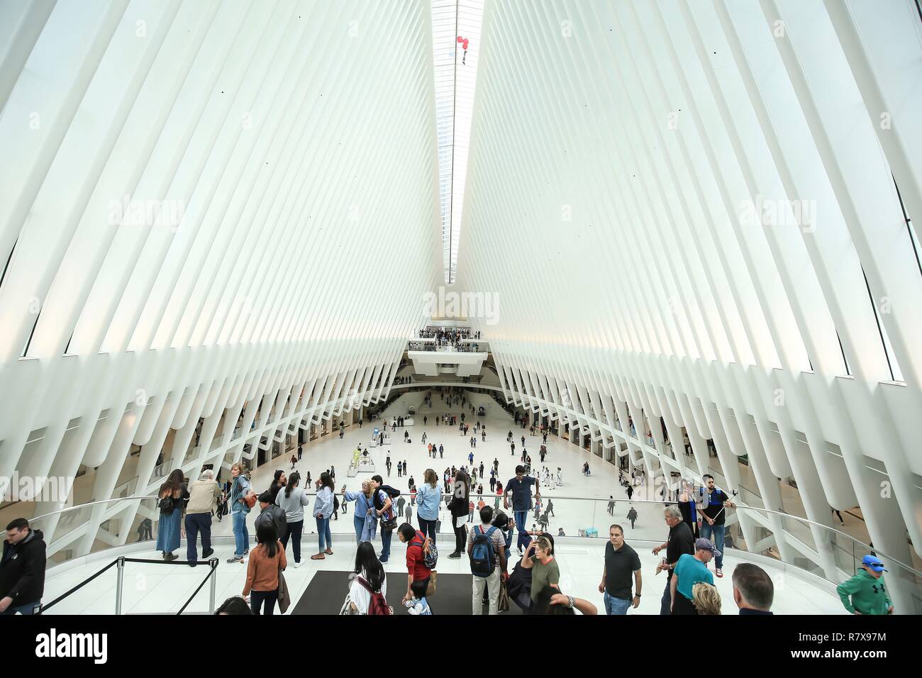 United States, New York, Manhattan, The Oculus the new station built on ...