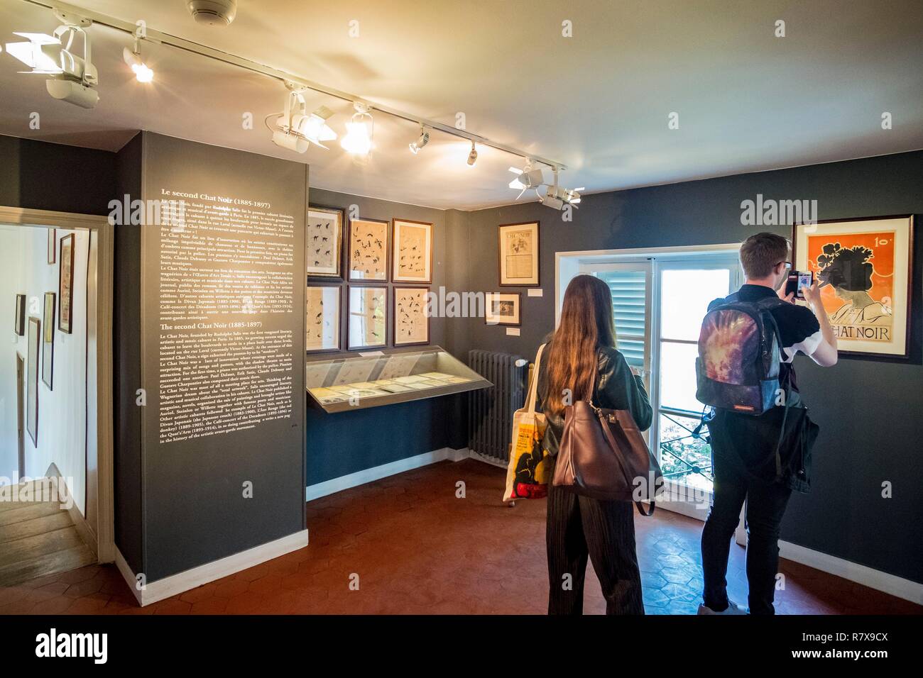 France, Paris, the Montmartre museum in the buildings of the hotel ...