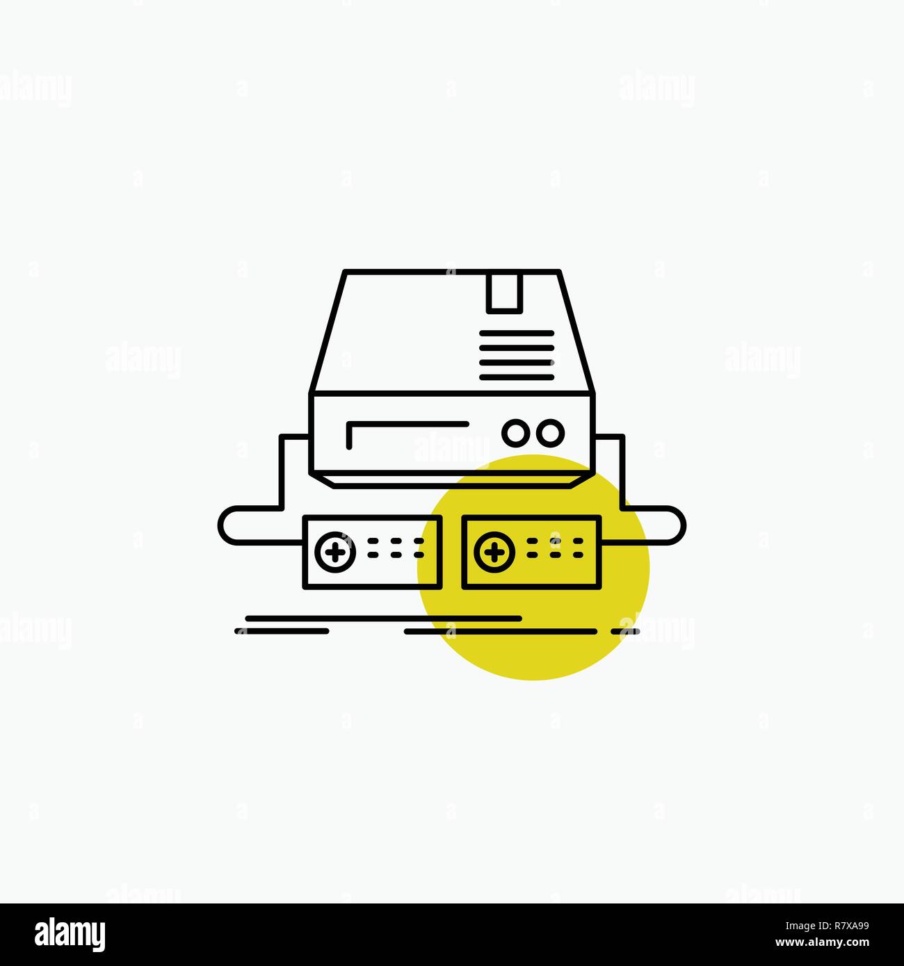 Car entertainment console Stock Vector Images - Alamy