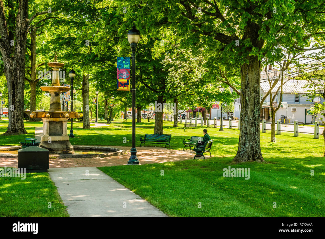 East End Park Winsted, Connecticut, USA Stock Photo - Alamy