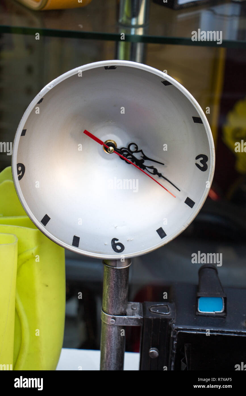 Decorative clock in a market place Stock Photo - Alamy