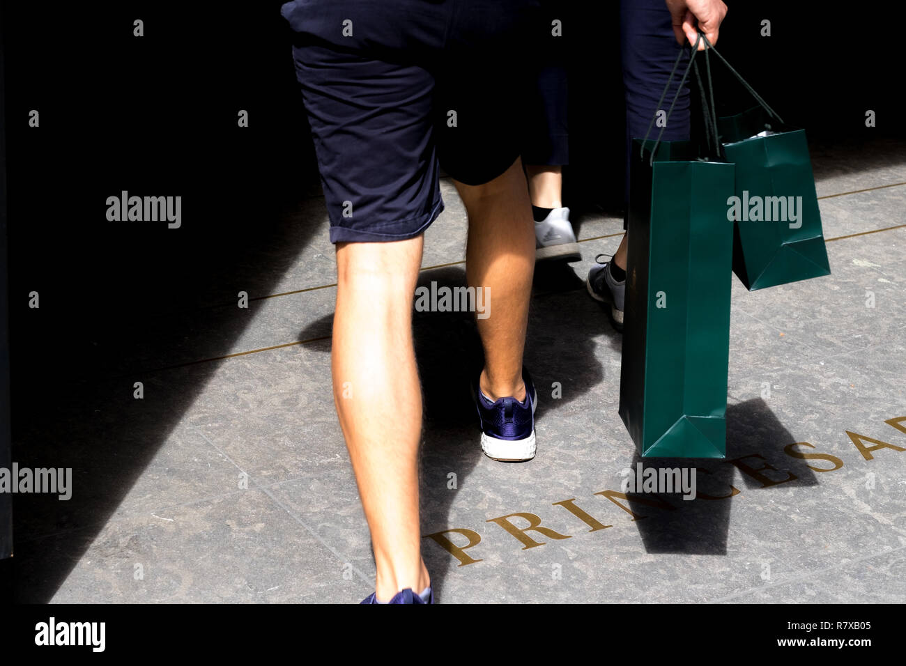 Mother and son shopping shoes hi-res stock photography and images - Alamy