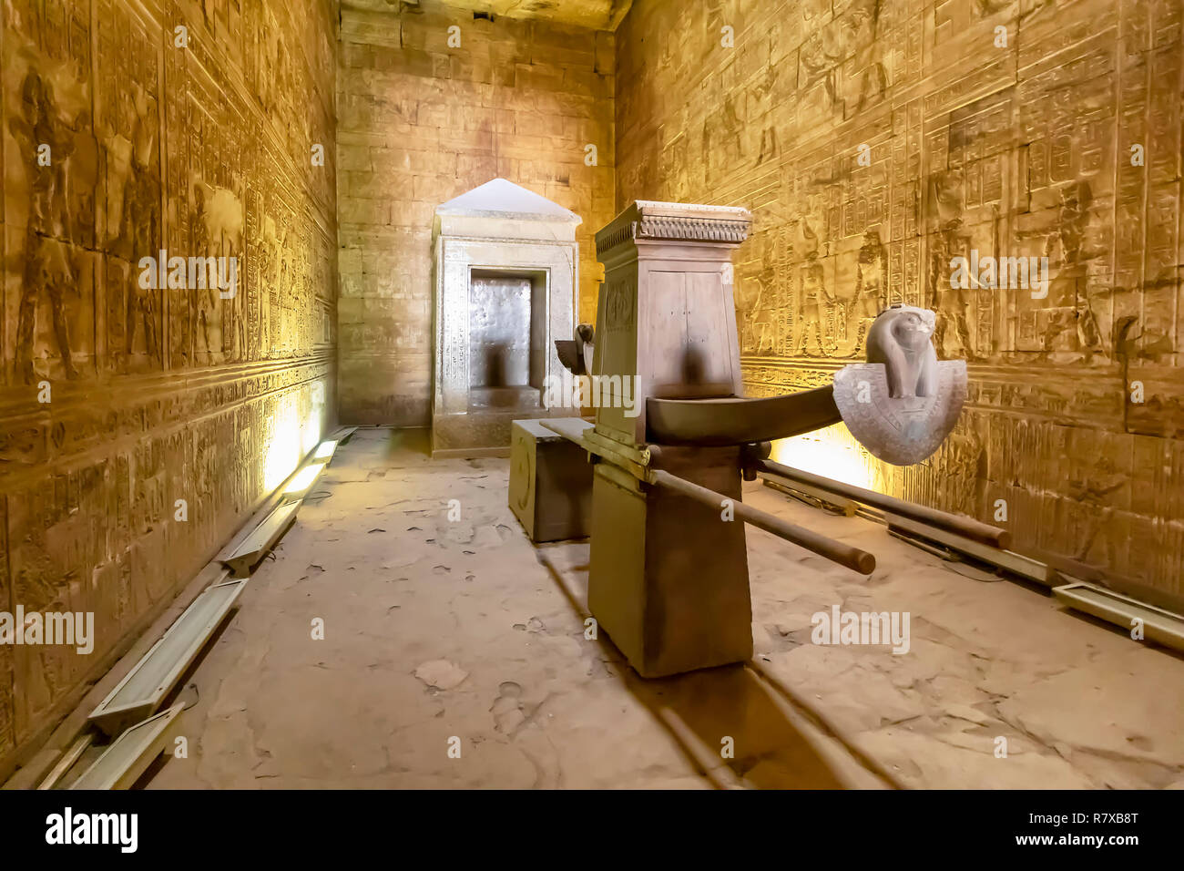 Temple of Horus at Edfu - Egypt Stock Photo - Alamy