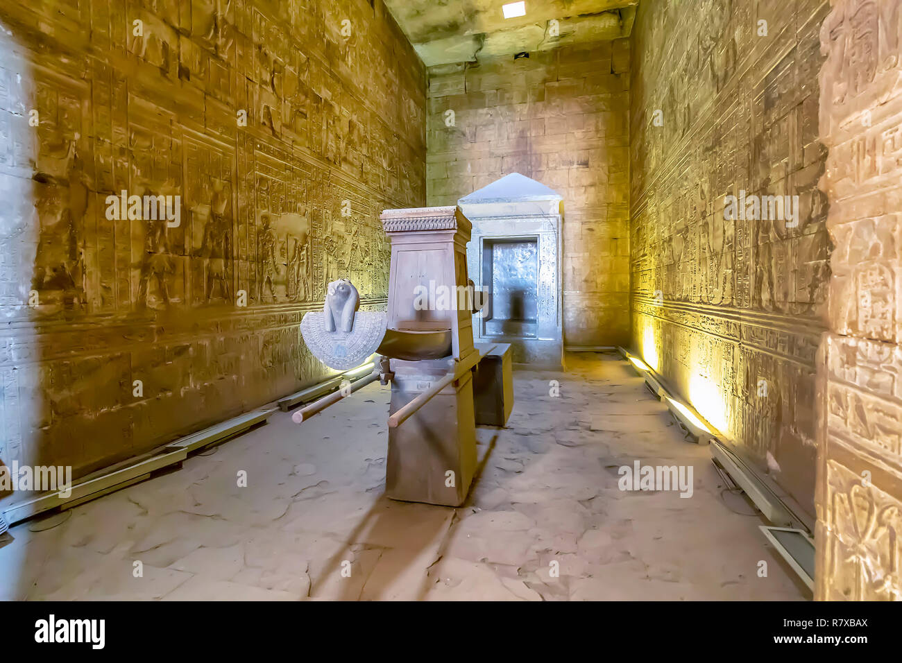 Temple of Horus at Edfu - Egypt Stock Photo - Alamy