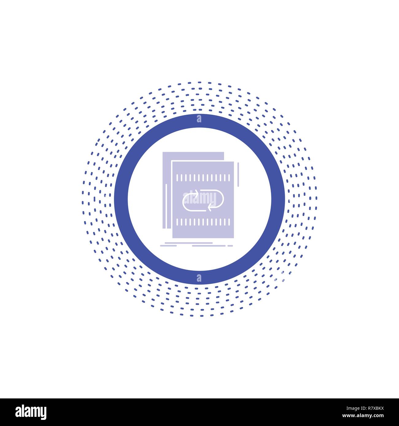 Audio, file, loop, mix, sound Glyph Icon. Vector isolated illustration ...