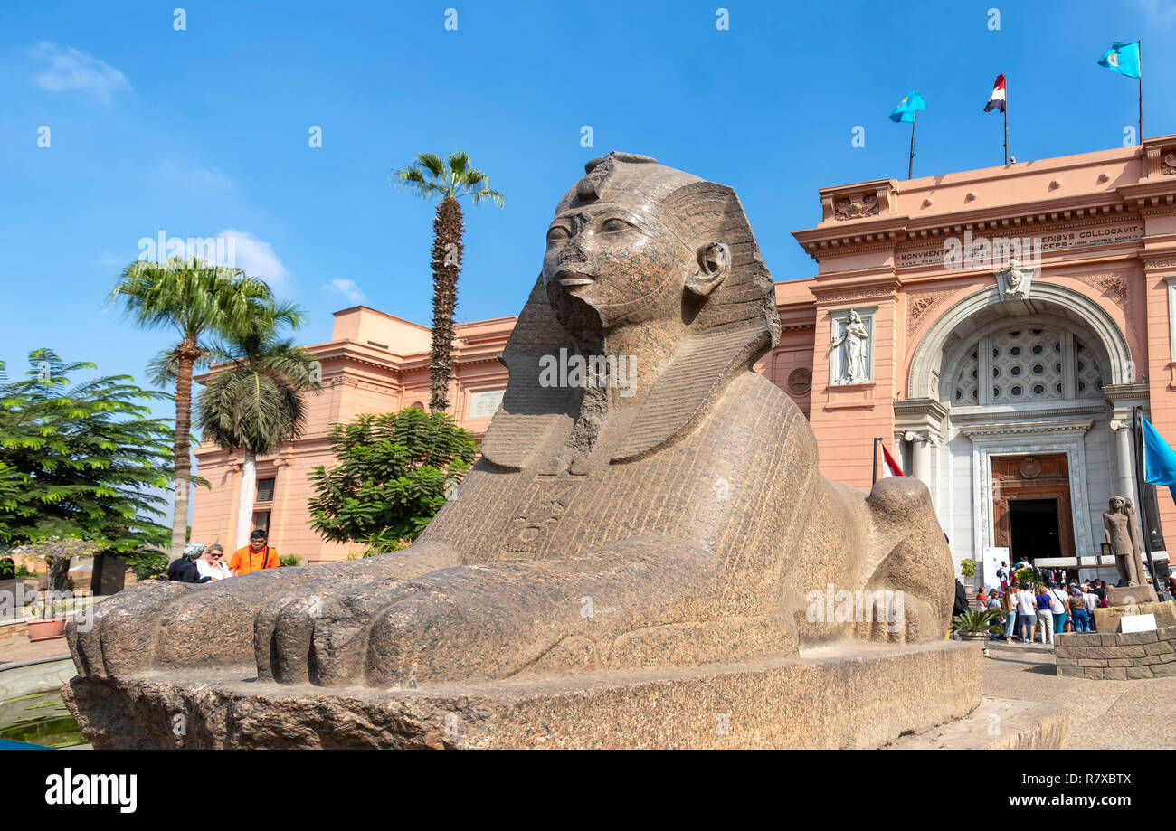 Cairo, Egypt - September 15, 2018: Egyptian Museum of Cairo in Egypt ...