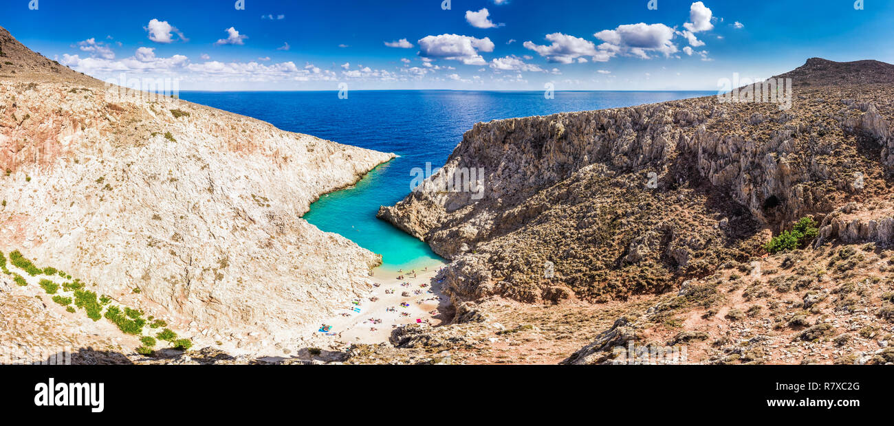 Seitan limania beach, crete, greece hi-res stock photography and images ...