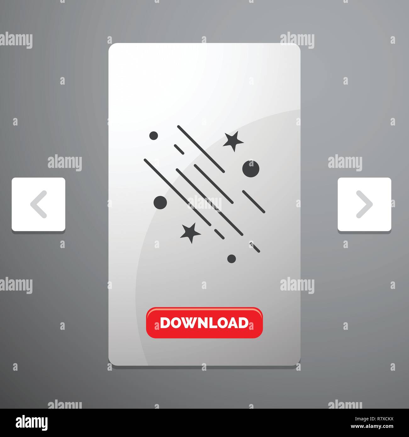 Red falling stars Stock Vector Images - Alamy