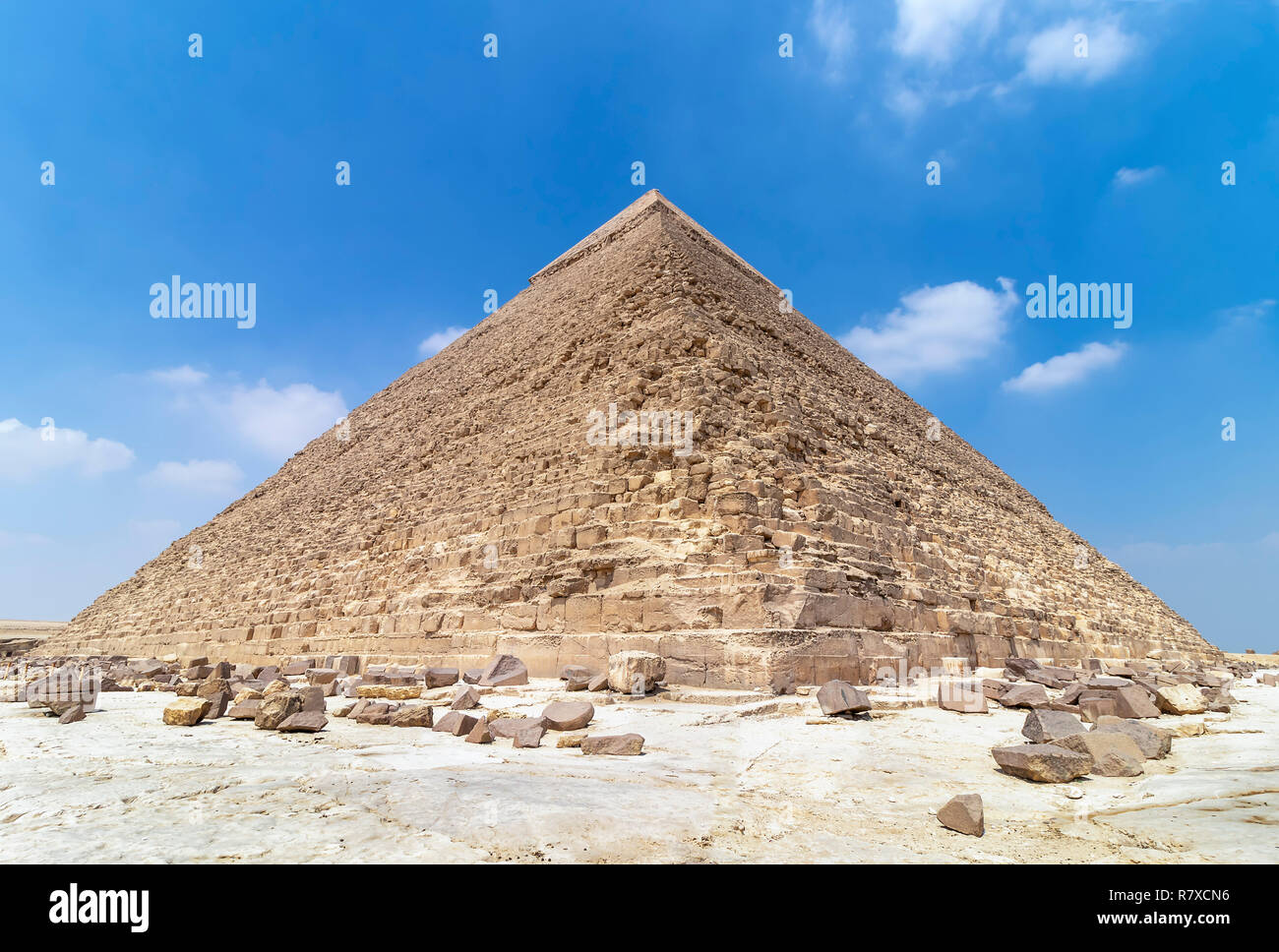 The Pyramid of Khafre or of Chephren, is the second-tallest and second ...