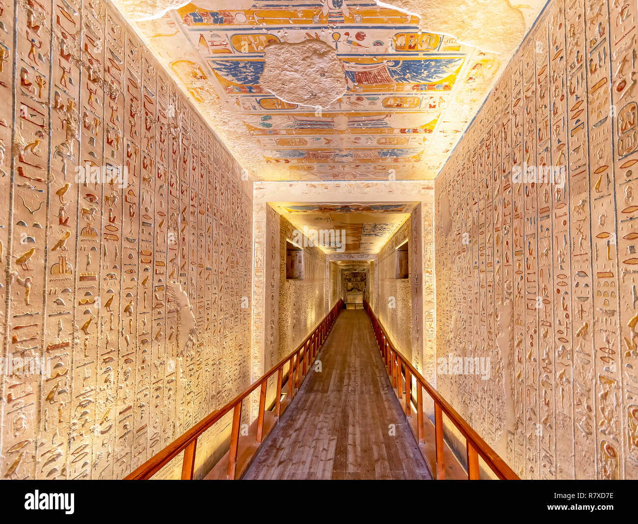 Luxor, Egypt - September 11, 2018: Tomb KV2 in the Valley of the Kings ...