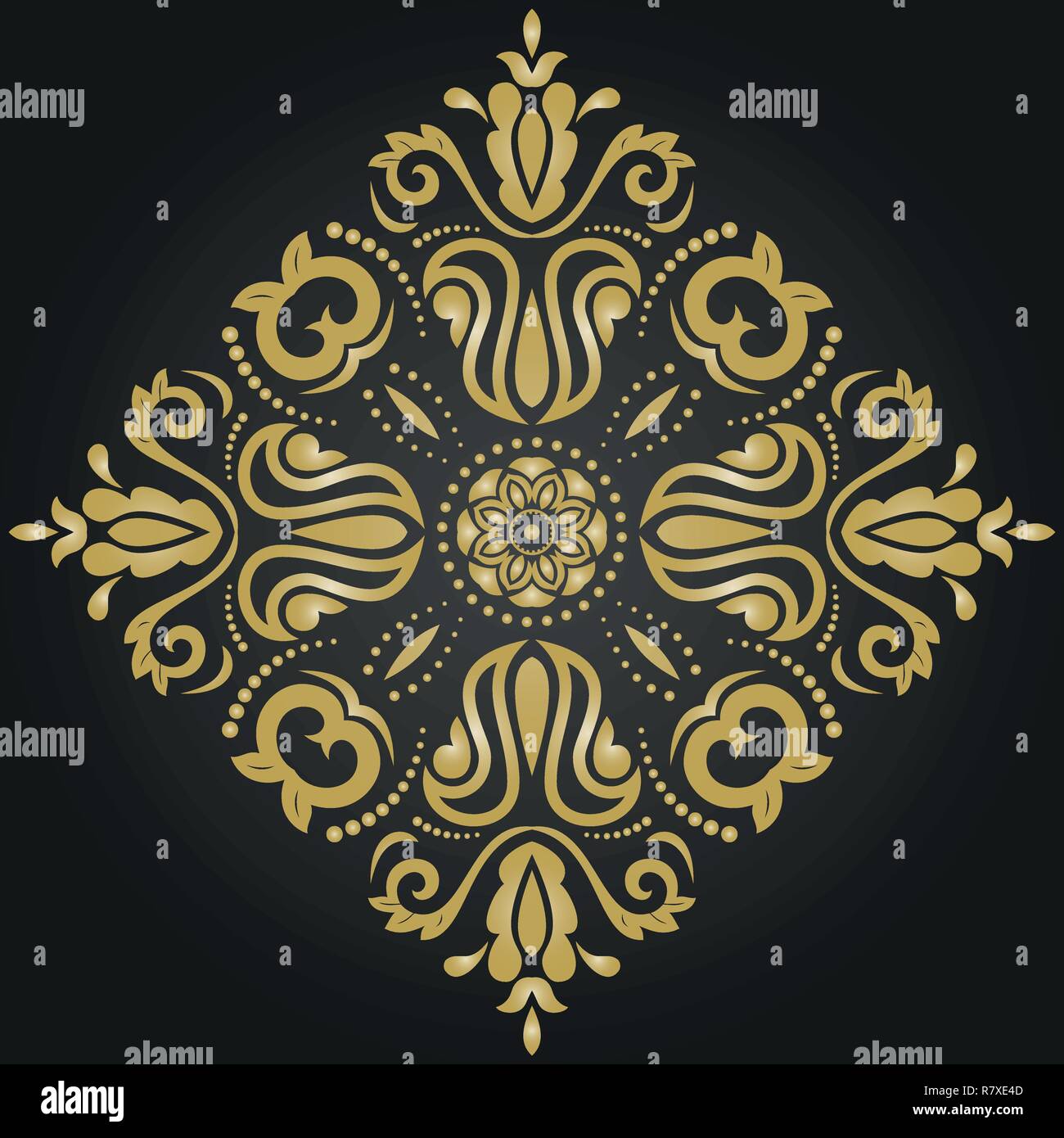 Oriental Abstract Vector Pattern Stock Vector Image & Art - Alamy