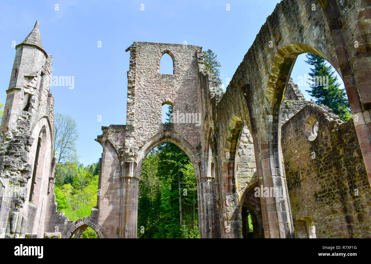 Old stone monastery wall background hi-res stock photography and images ...
