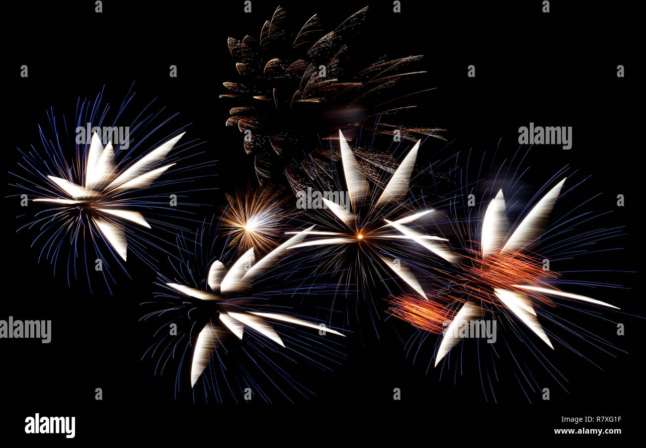 Himley Hall Fireworks 2018 Stock Photo - Alamy