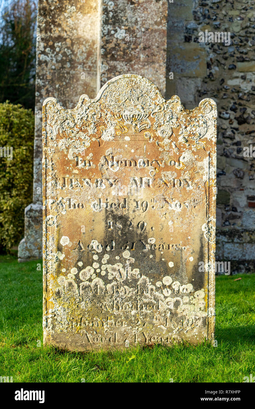 Lichen Churchyard Gravestone Headstone High Resolution Stock ...