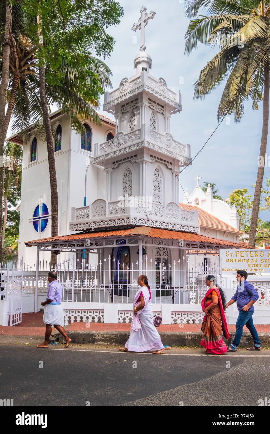 Inde, state of Kerala, Kochi (or Cochin), Fort Kochi (ou Fort Cochin ...