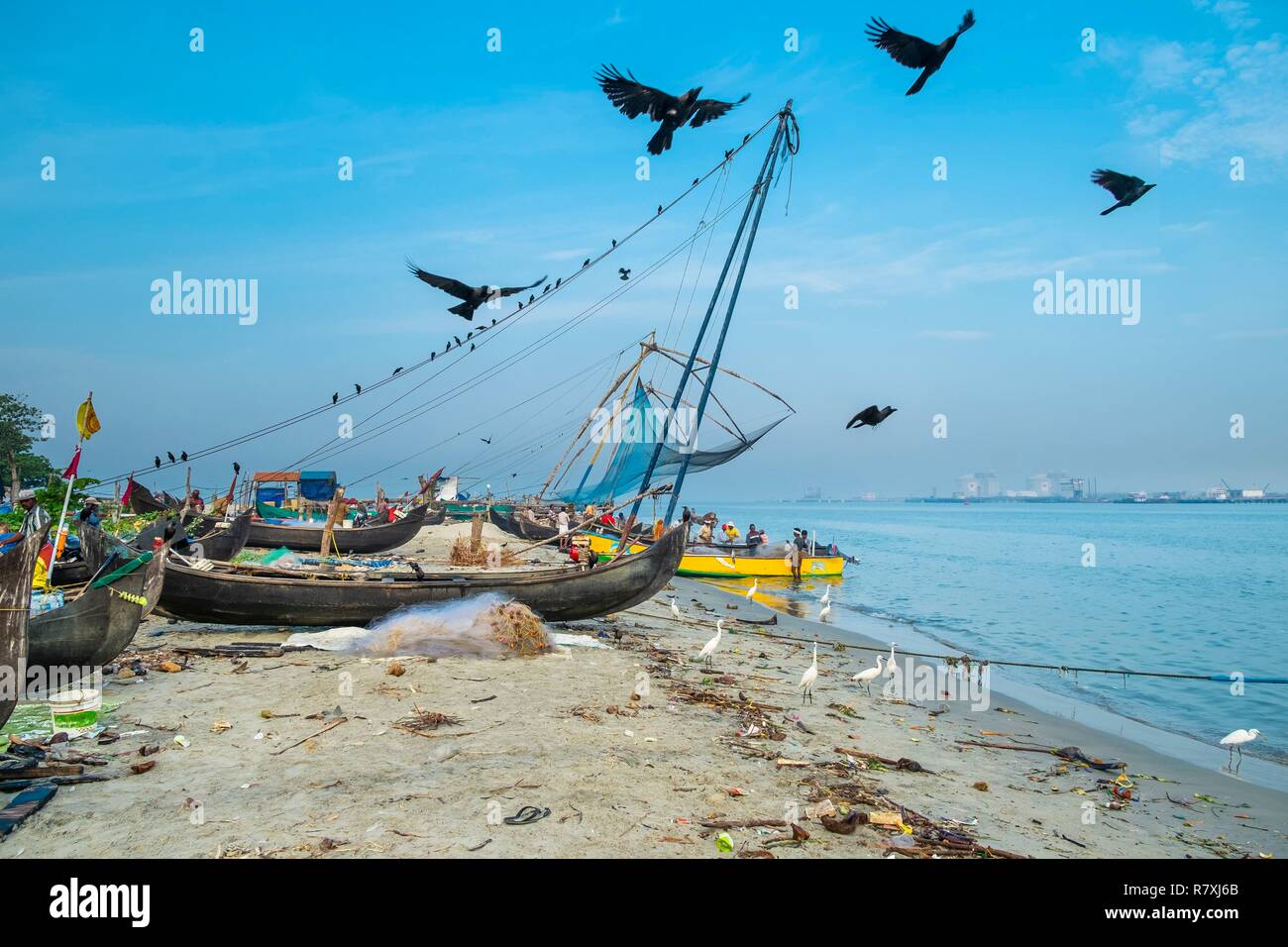 Inde, state of Kerala, Kochi (or Cochin), Fort Kochi (ou Fort Cochin ...