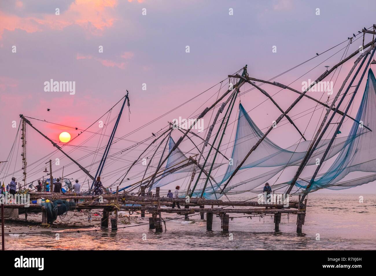 Inde, state of Kerala, Kochi (or Cochin), Fort Kochi (ou Fort Cochin ...
