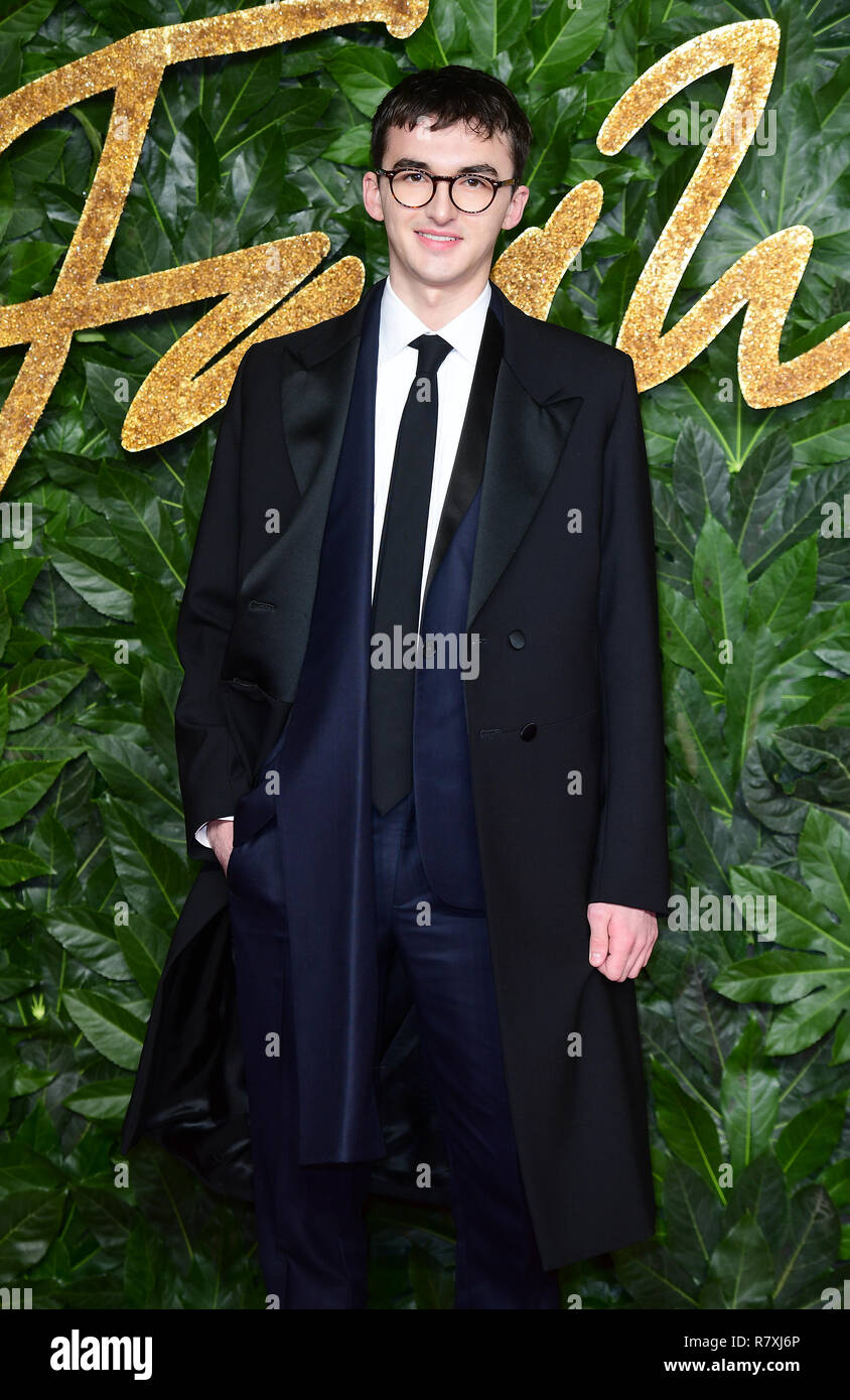 Isaac Hempstead-Wright attending the Fashion Awards in association with ...