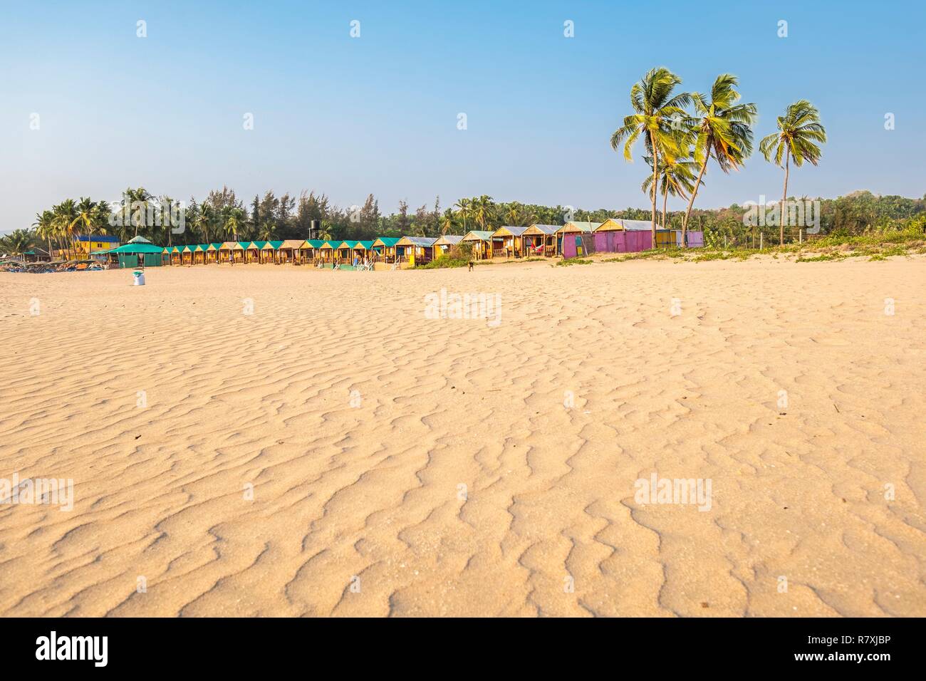 Goa sand tourism hi-res stock photography and images - Alamy