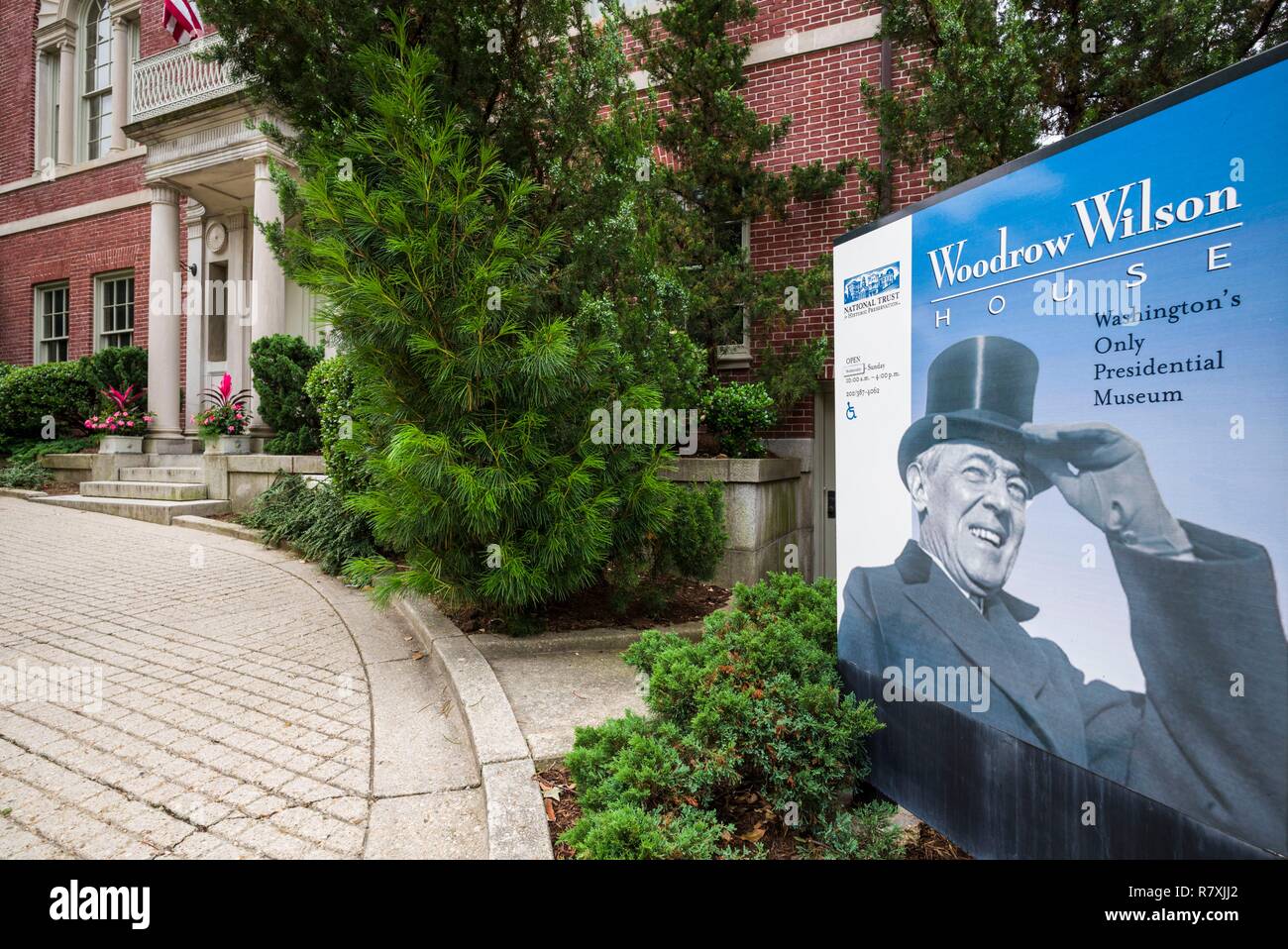 United States, District of Columbia, Washington, Woodrow Wilson House ...