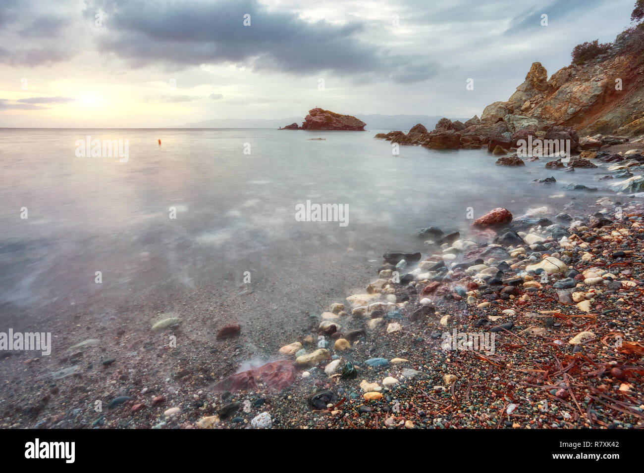 Beach near Aphrodite bath in Polis, Cyprus Stock Photo - Alamy