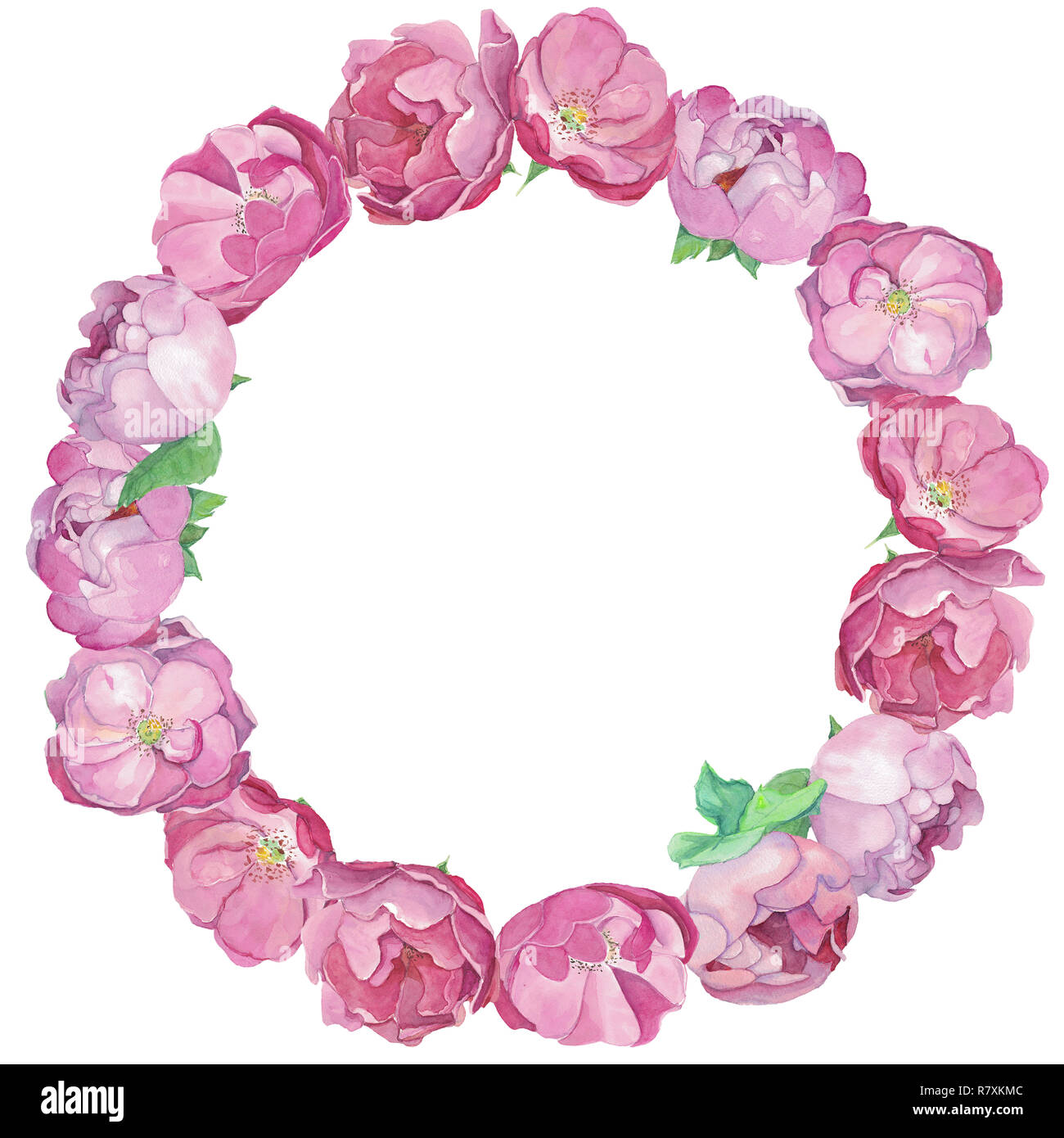 Roses in a circle hi-res stock photography and images - Alamy