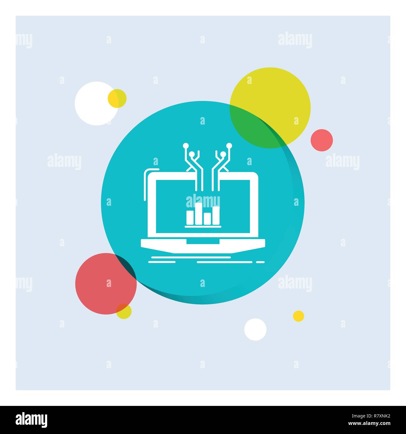 Colorful infographic diagram social media hi-res stock photography and images - Alamy