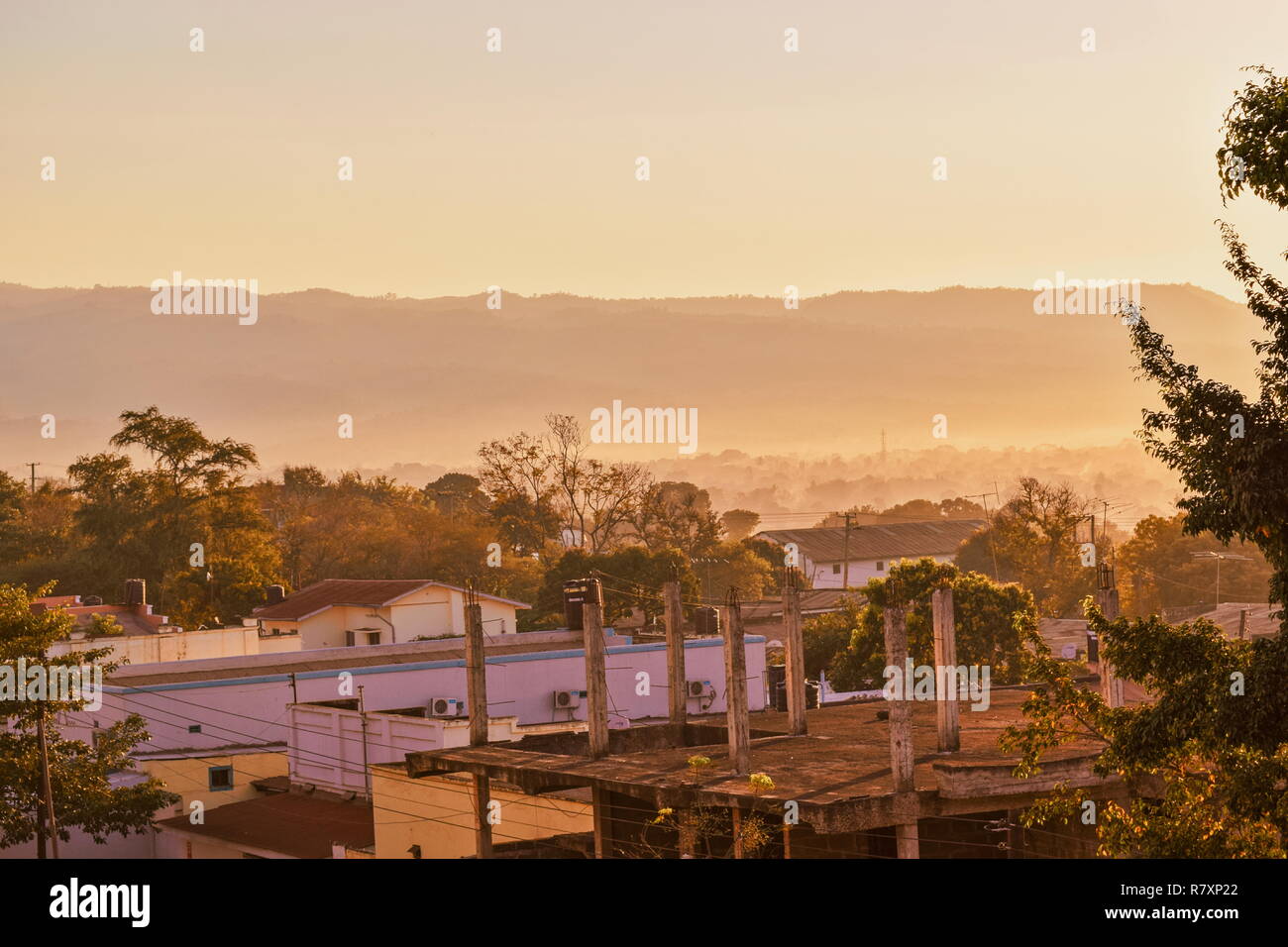 Sunrise at Moshi Town, Tanzania Stock Photo - Alamy