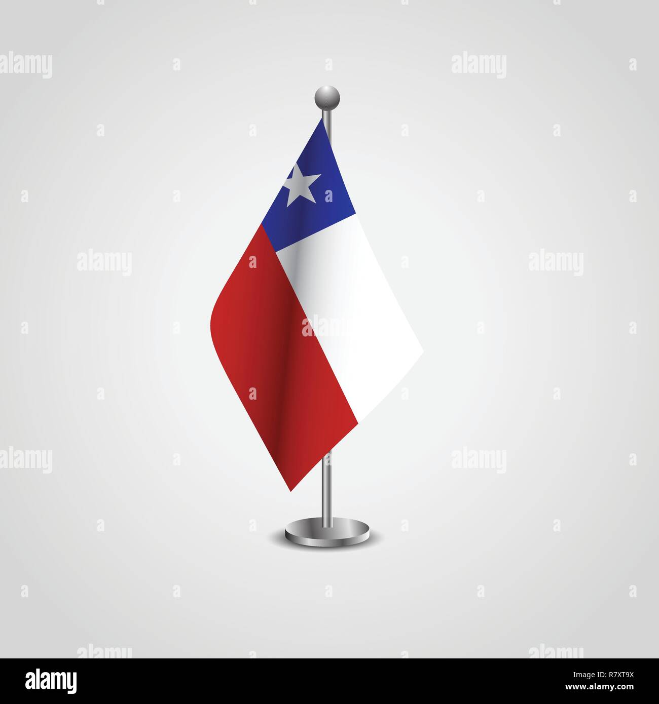 Chile flags Stock Vector Images - Alamy