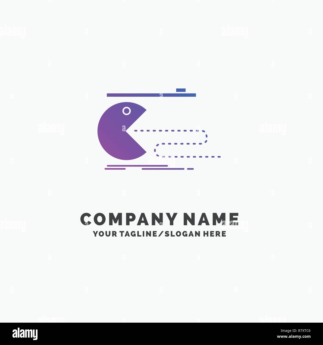 Pacman logo Stock Vector Images - Alamy