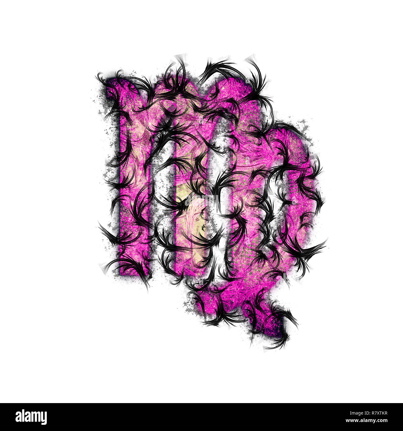 Virgo zodiac sign design Cut Out Stock Images & Pictures - Alamy