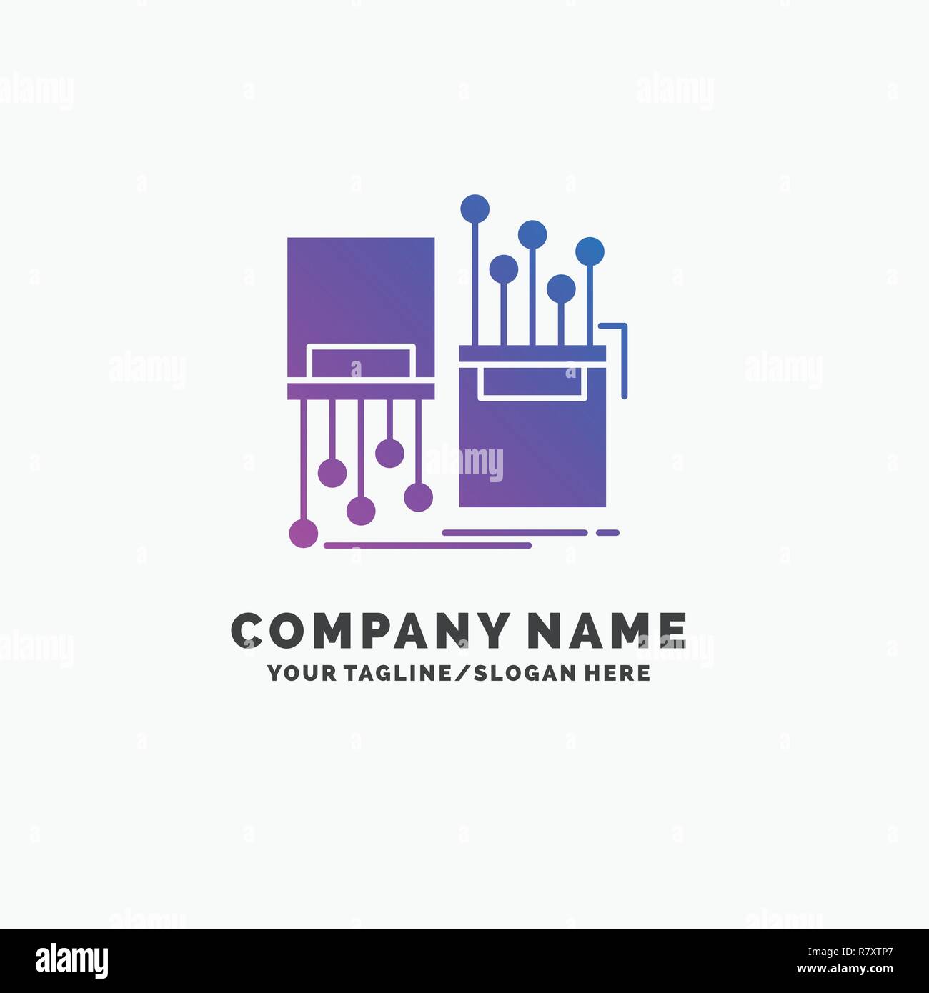 Cable and wireless logo Stock Vector Images - Alamy