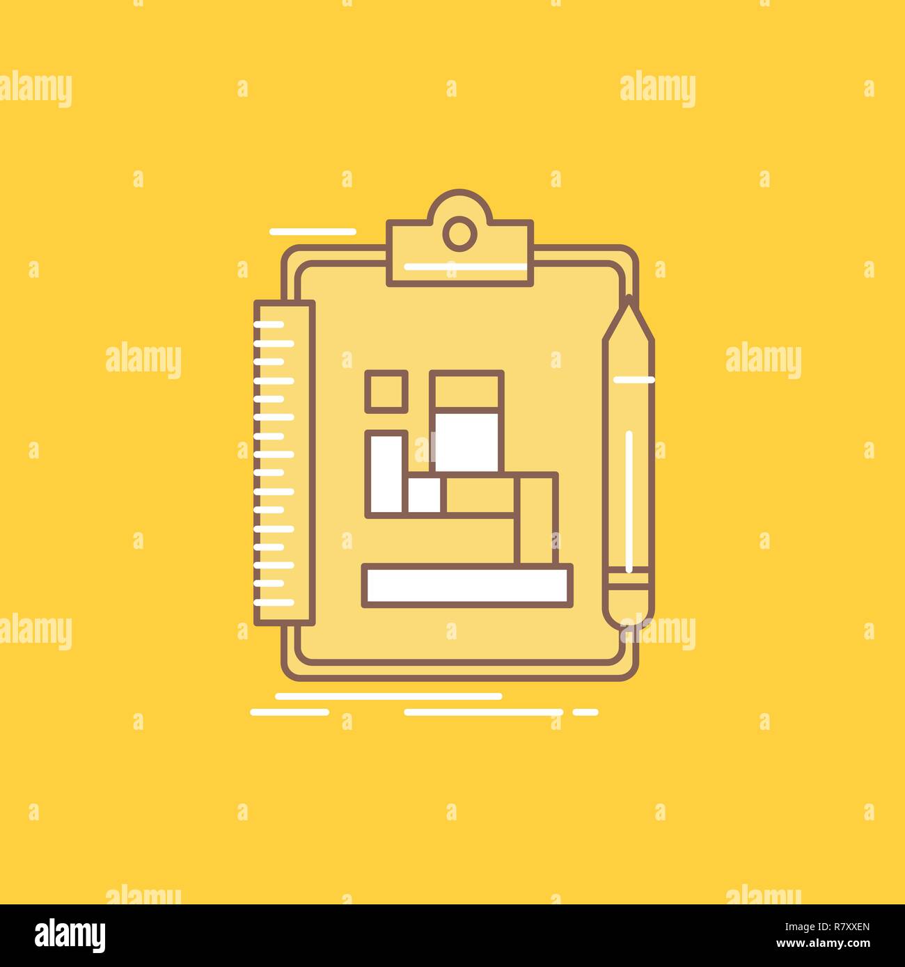 Algorithm Process Scheme Work Workflow Flat Line Filled Icon