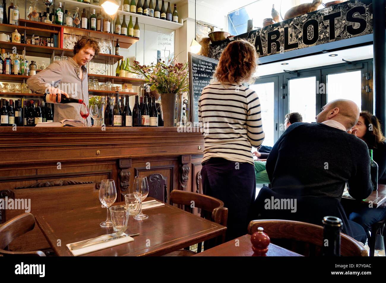 Woman serving man food not like hi-res stock photography and images - Alamy