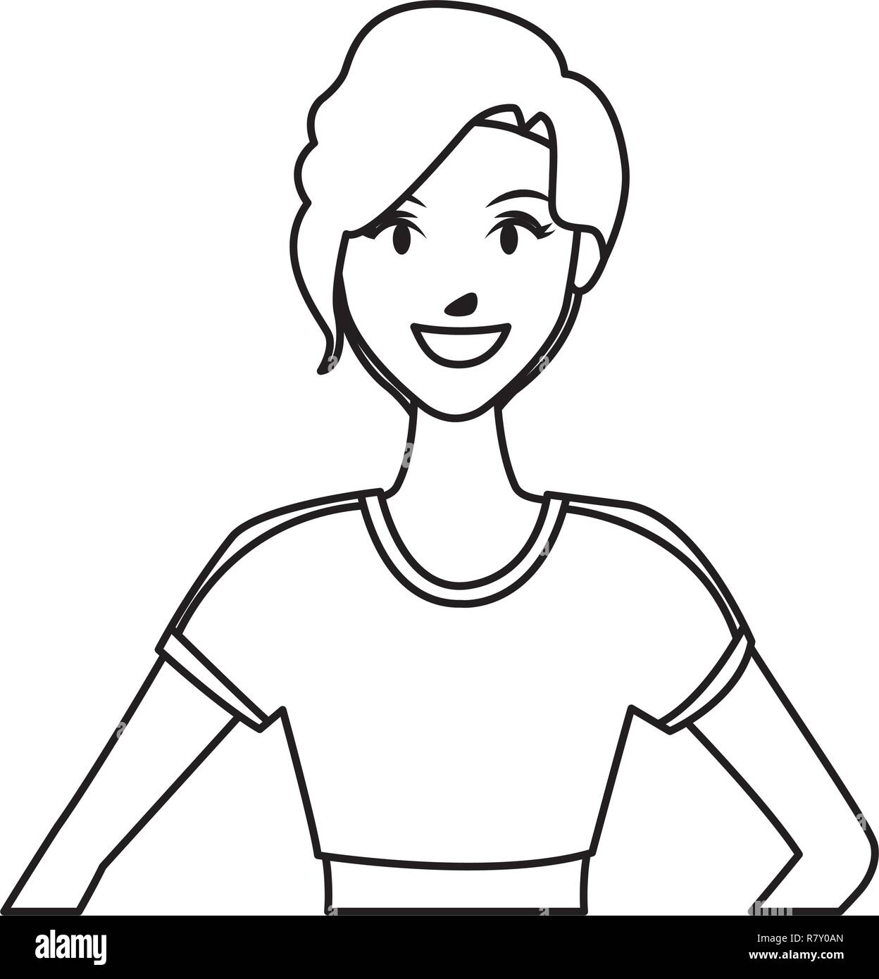 Fit woman doing body Black and White Stock Photos & Images - Alamy