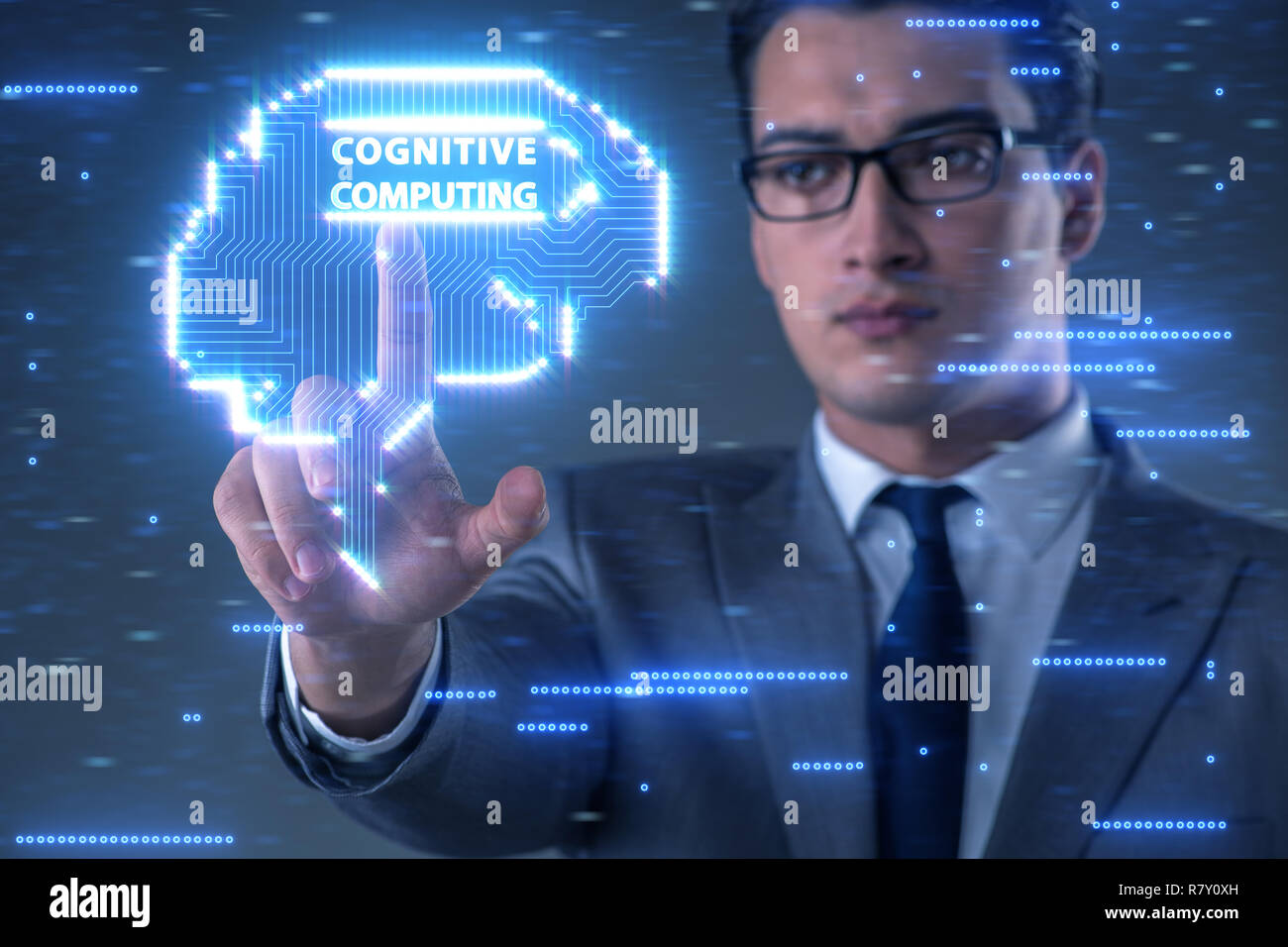 Cognitive computing concept as modern technology Stock Photo - Alamy