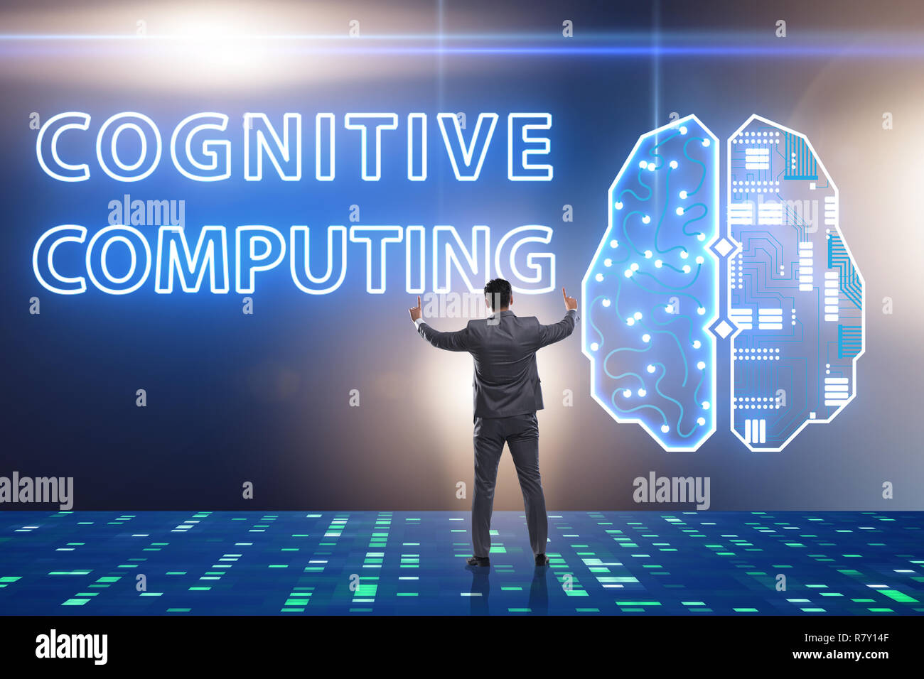 Cognitive computing concept as modern technology Stock Photo - Alamy
