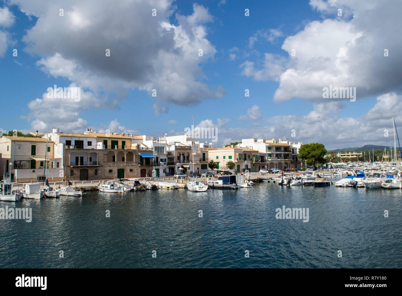 Mediterranean seaside village Stock Photo - Alamy