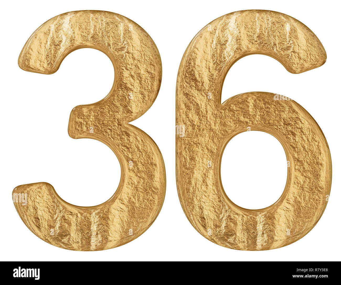 Numeral 36 thirty six isolated hi-res stock photography and images - Alamy