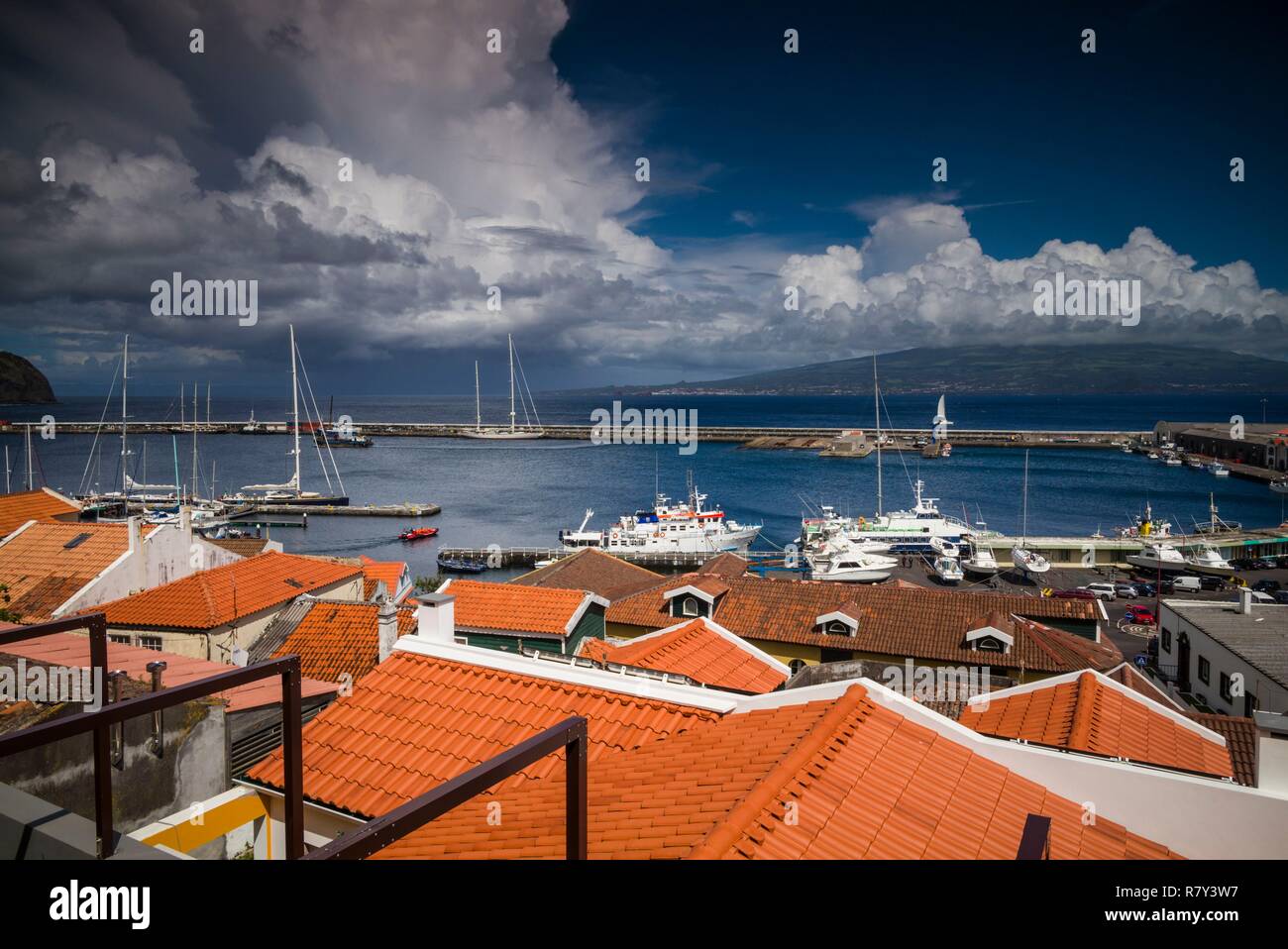 Portugal, Azores, Faial Island, Horta, waterfront Stock Photo - Alamy