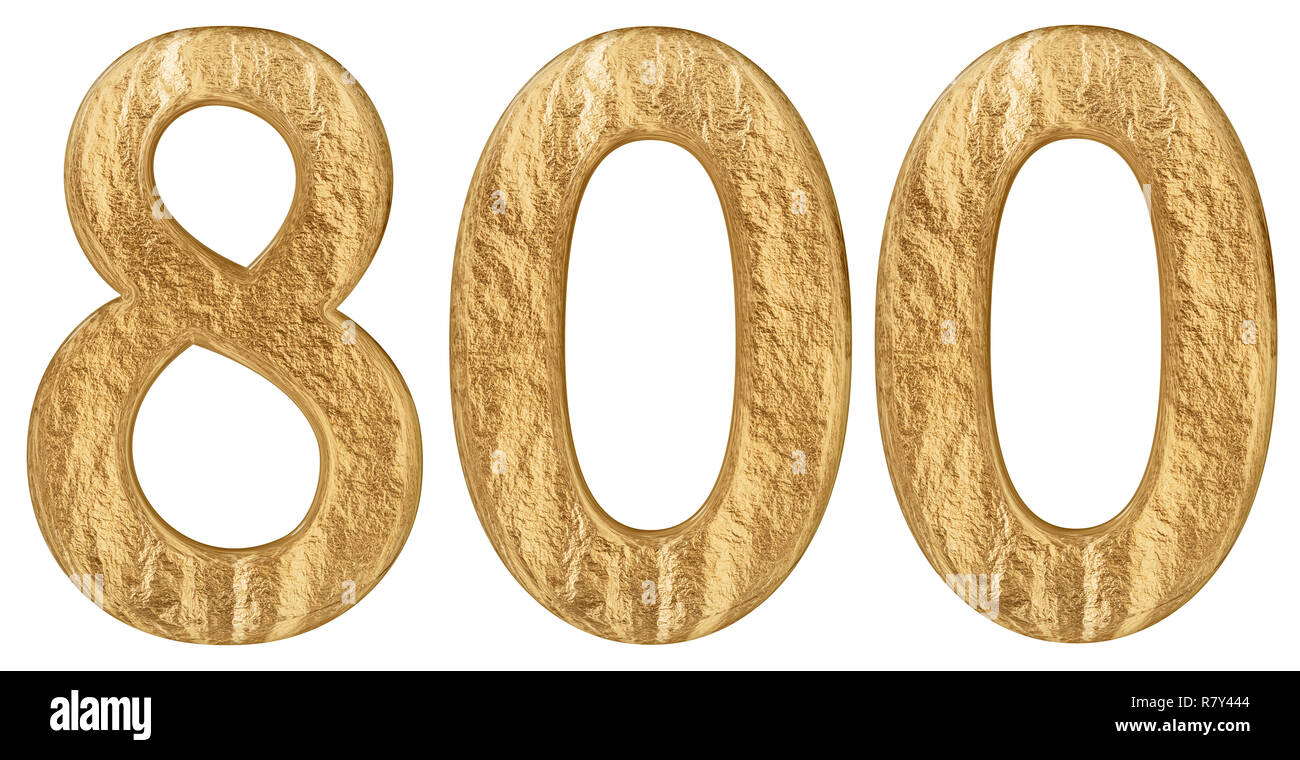 3d number 800 hi-res stock photography and images - Alamy