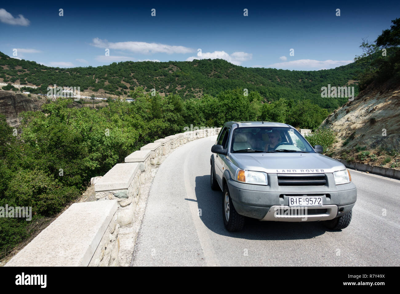 Car on road Stock Photo - Alamy