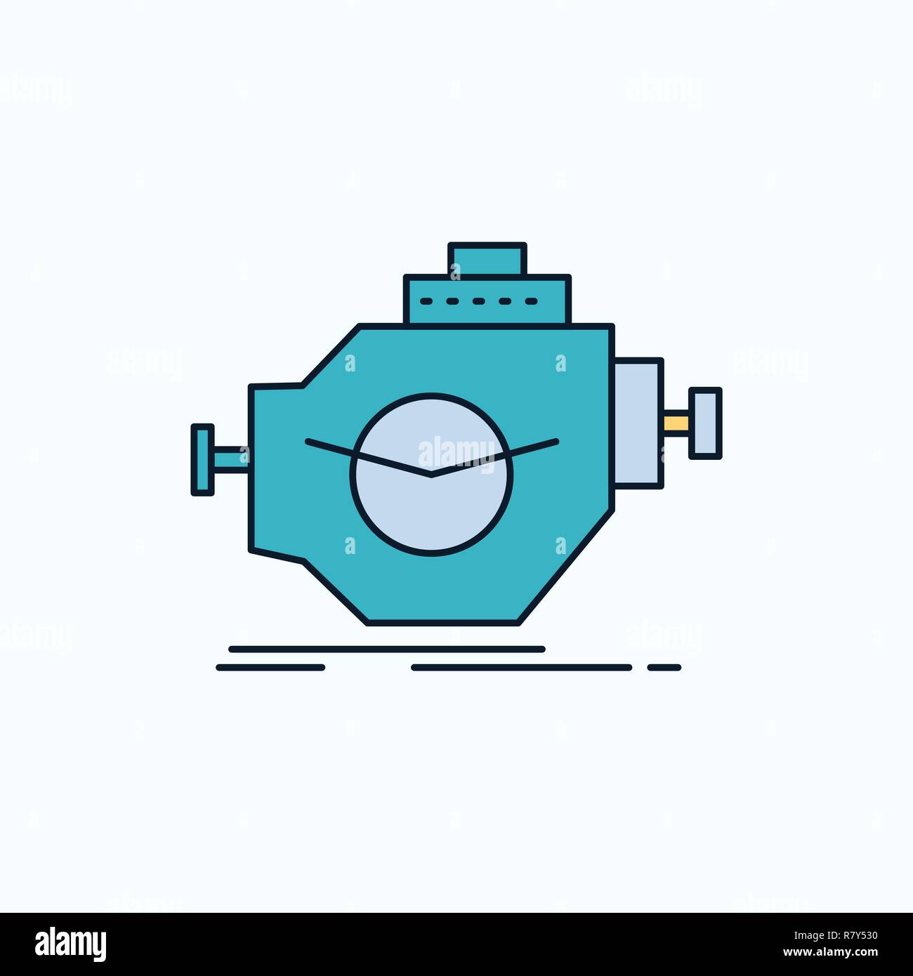 Diesel engine yellow transport Stock Vector Images - Alamy