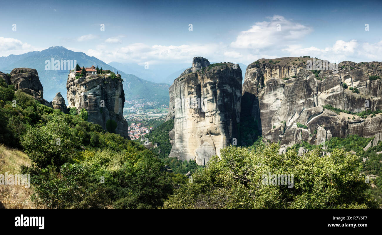 Meteora greece horizontal hi-res stock photography and images - Alamy