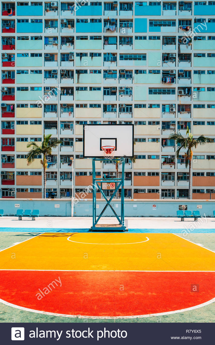Colorful Basketball Court Stock Photos & Colorful Basketball Court ...