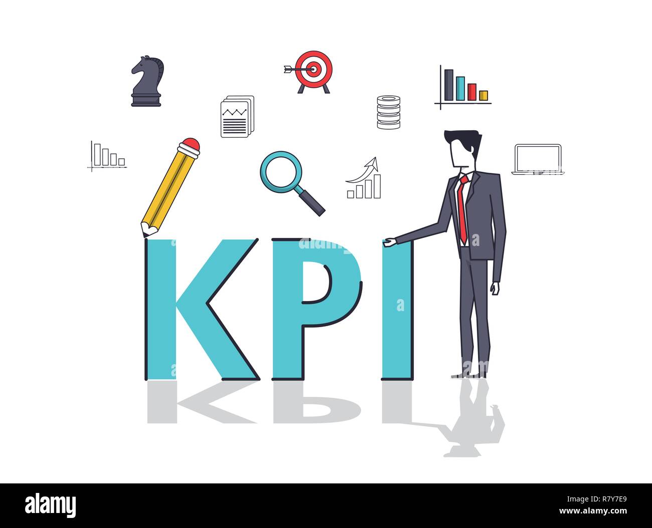 key performance indicator Stock Vector Image & Art - Alamy