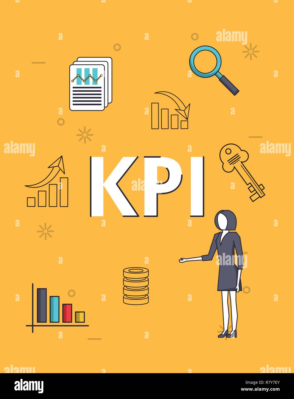 key performance indicator Stock Vector Image & Art - Alamy