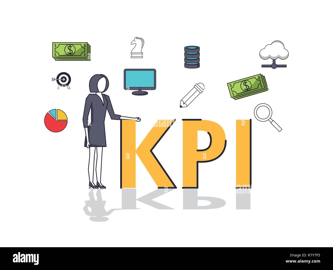 key performance indicator Stock Vector Image & Art - Alamy