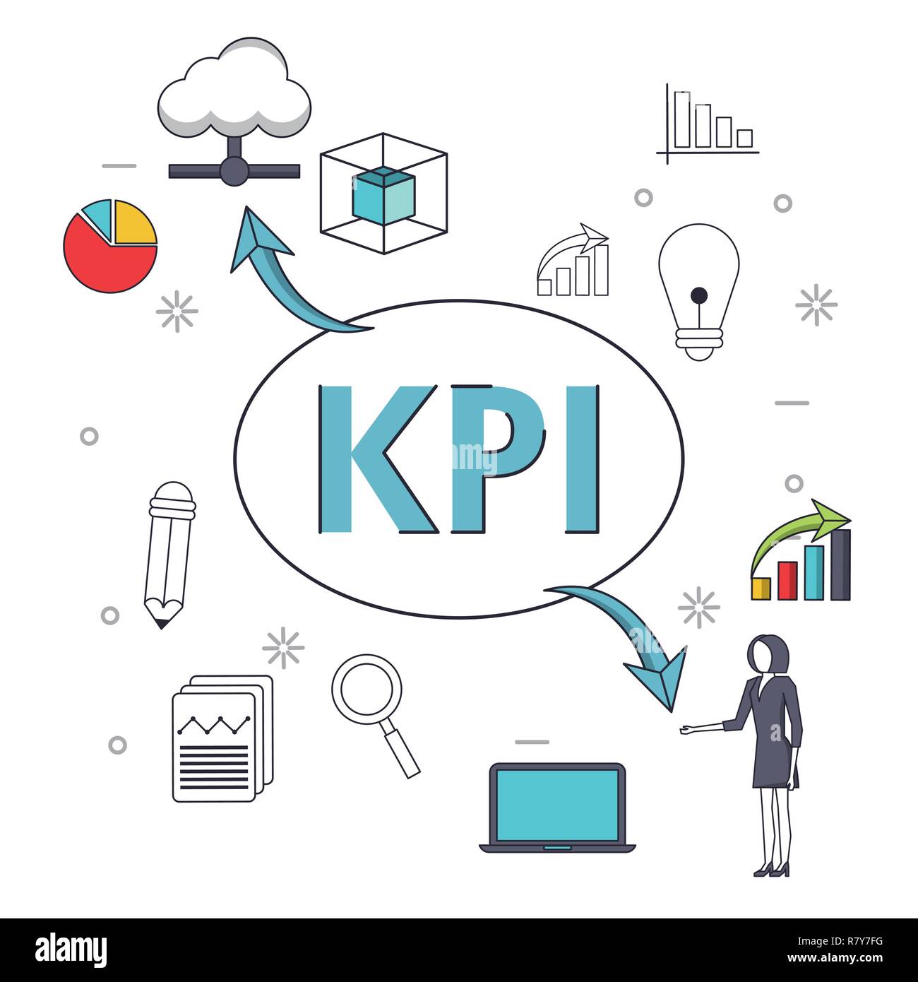 key performance indicator Stock Vector Image & Art - Alamy