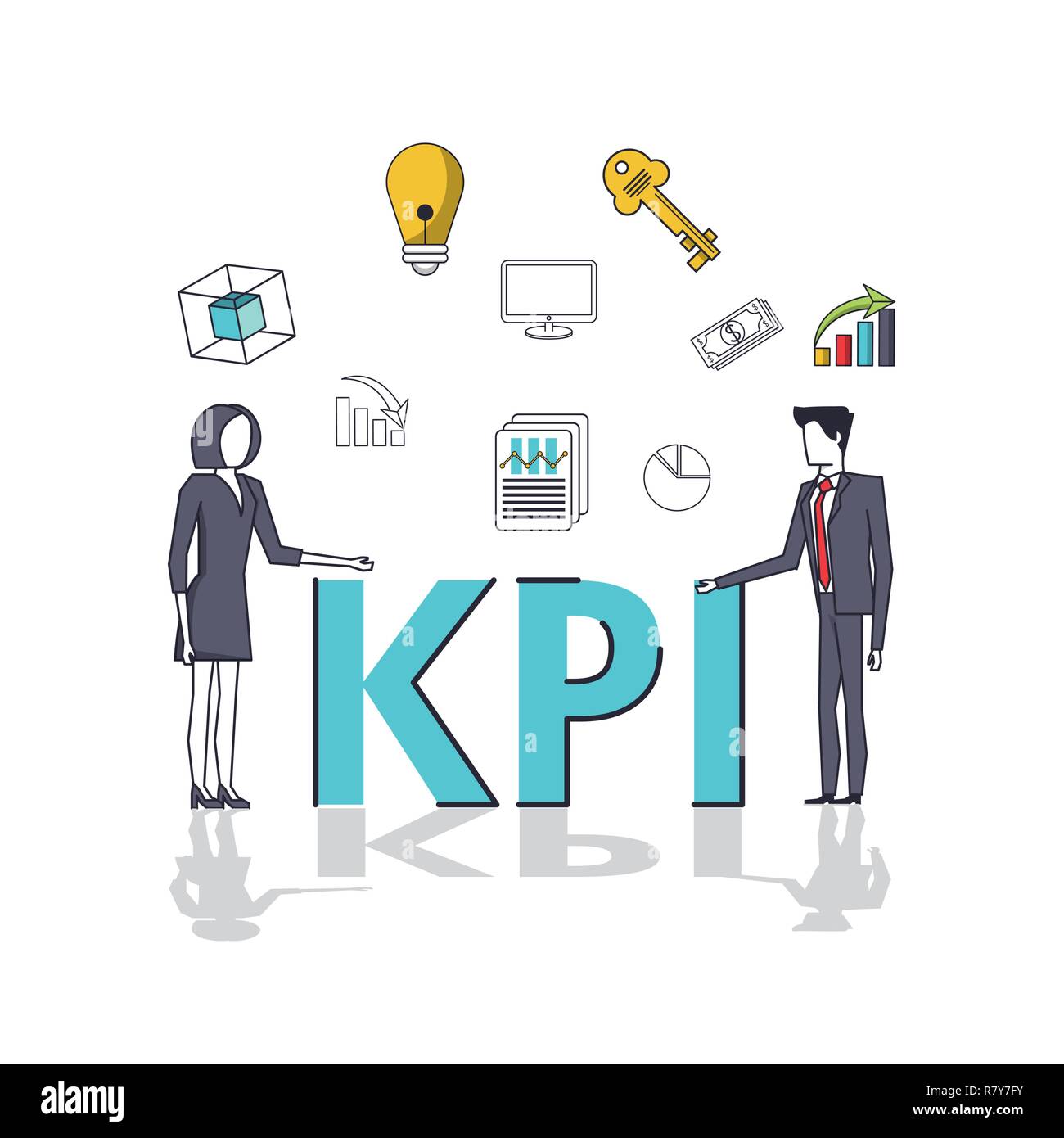 key performance indicator Stock Vector Image & Art - Alamy